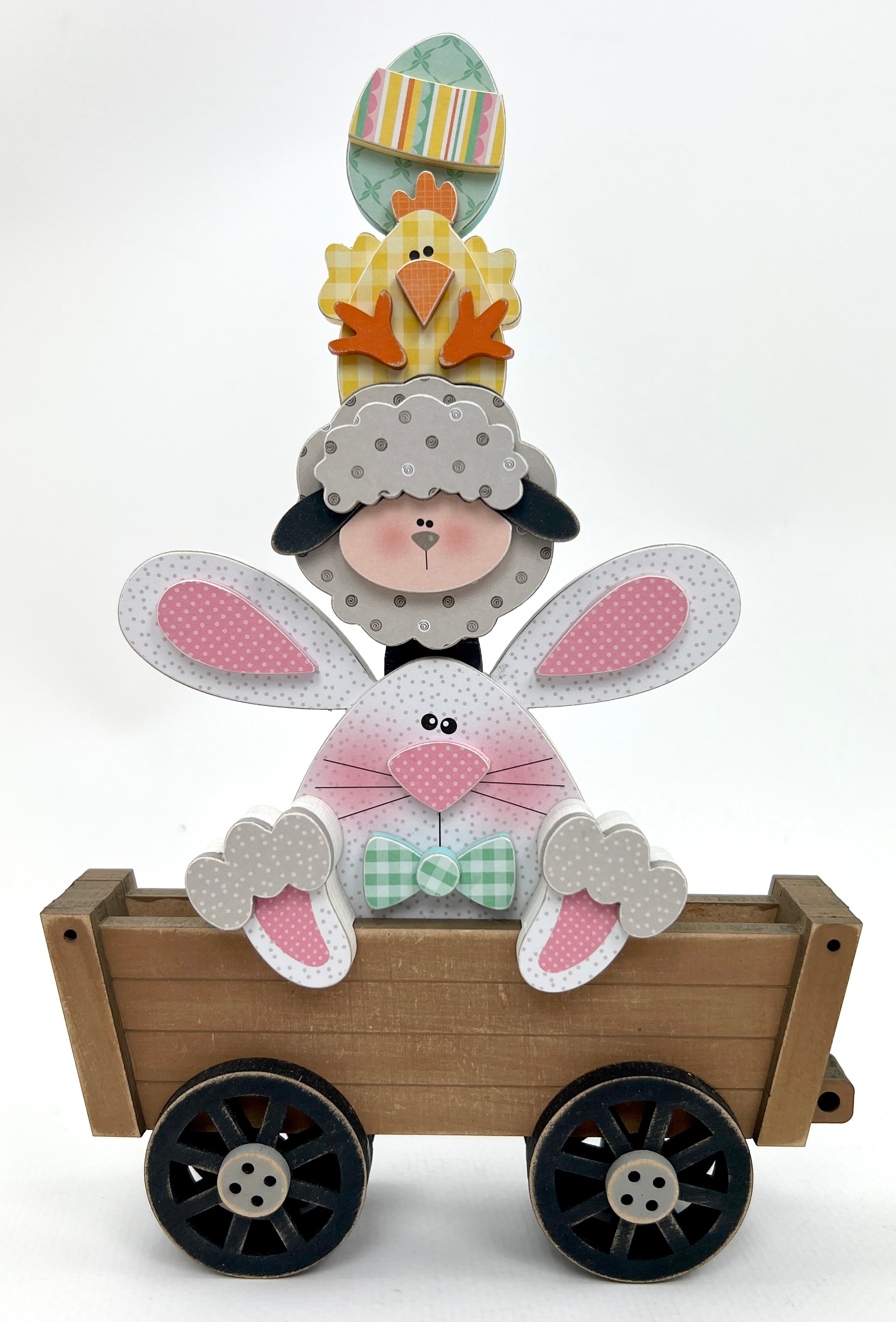 Easter Brigade Wood Decor Craft Kit - Paisleys and Polka Dots