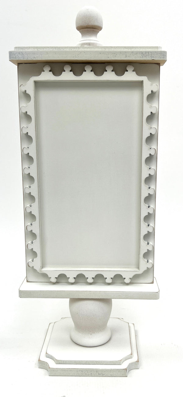 Crown Finial Frame Cross Stitch Display-Unfinished Wood - Paisleys and ...