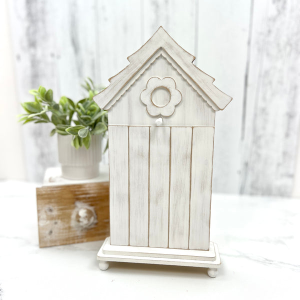 Reversible Birdhouse Cross Stitch Display-Unfinished Wood - Paisleys ...