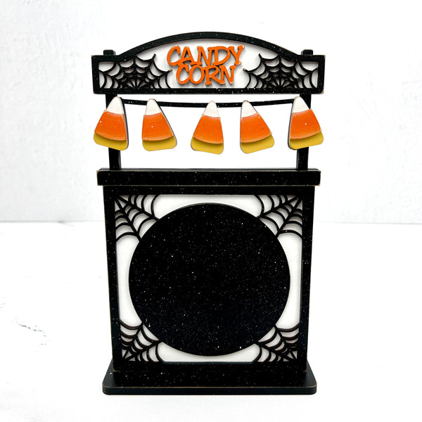 Candy Corn Stand Wood Decor DIY Cross Stitch Display - Paisleys and ...