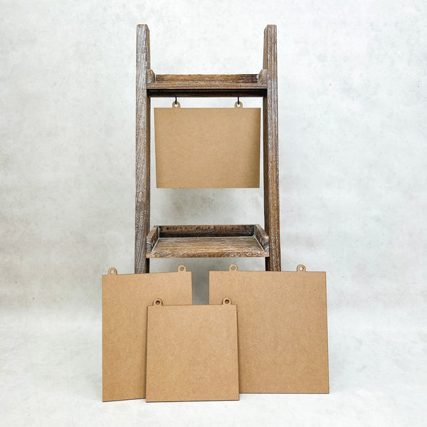 Set of Ladder Boards-Multiple Sizes, Unfinshed Wood - Paisleys and ...